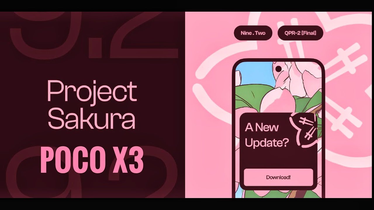 Project Sakura v9.2 A14 Poco X3 NFC by ReveRTX Surya Karna - YouTube