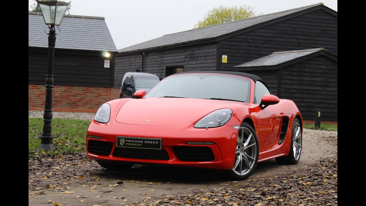 2016 Porsche 718 Boxster (Lava Orange) walk around - YouTube