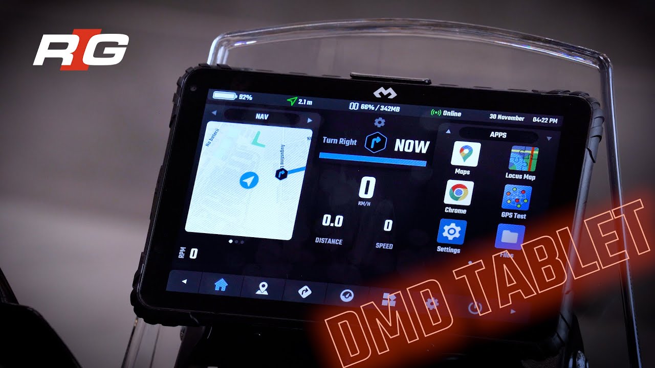 DMD T865 navigation tablet - introduced by RADE/GARAGE - YouTube