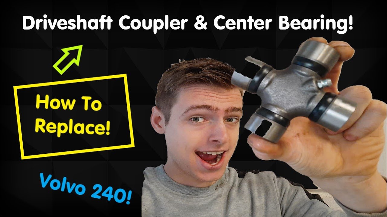 How To Replace your Driveshaft Coupler & Center Bearing - YouTube
