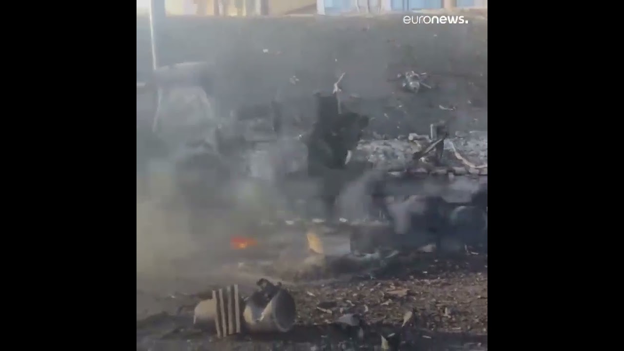 Ukrainian army Russian convoy destroyed near Kyiv - YouTube