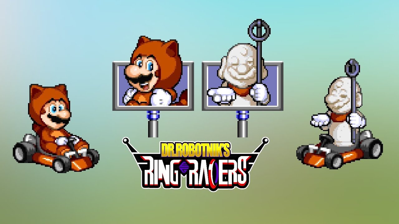 Dr. Robotnik's Ring Racers - Online (Tanooki Mario) part 105 - YouTube