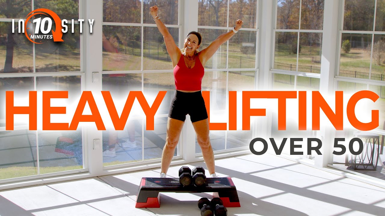 10 Minute Heavy Strength Workout For Women Over 50 Full Body Youtube