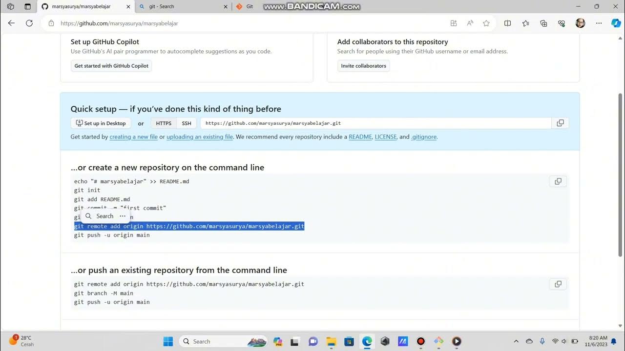 Penggunaan Git dan GitHub - YouTube