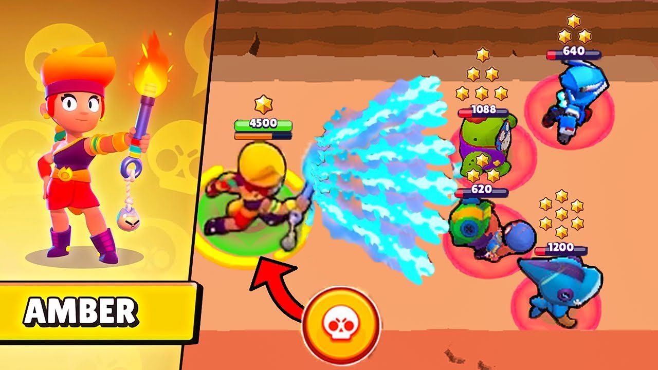 Brawl Stars New Update Amber Brawler - YouTube