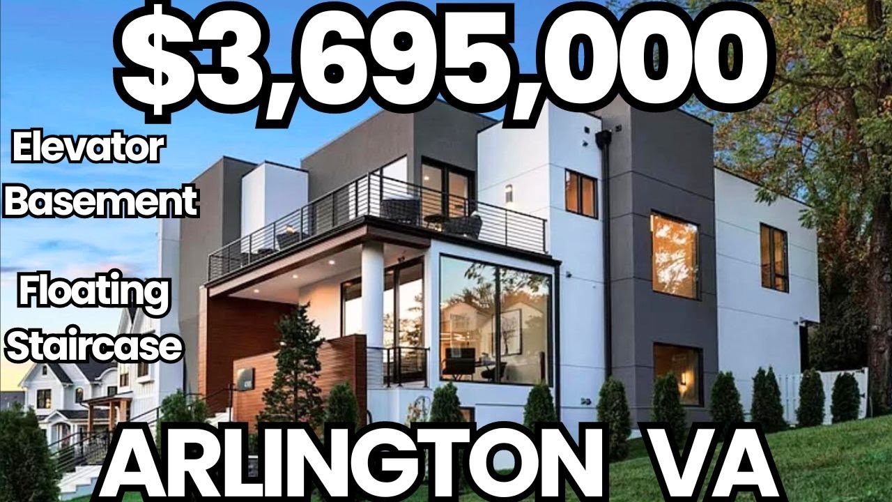 WOW!! Breathtaking Luxury Smart Home | Elevator | Basement | Floating ...