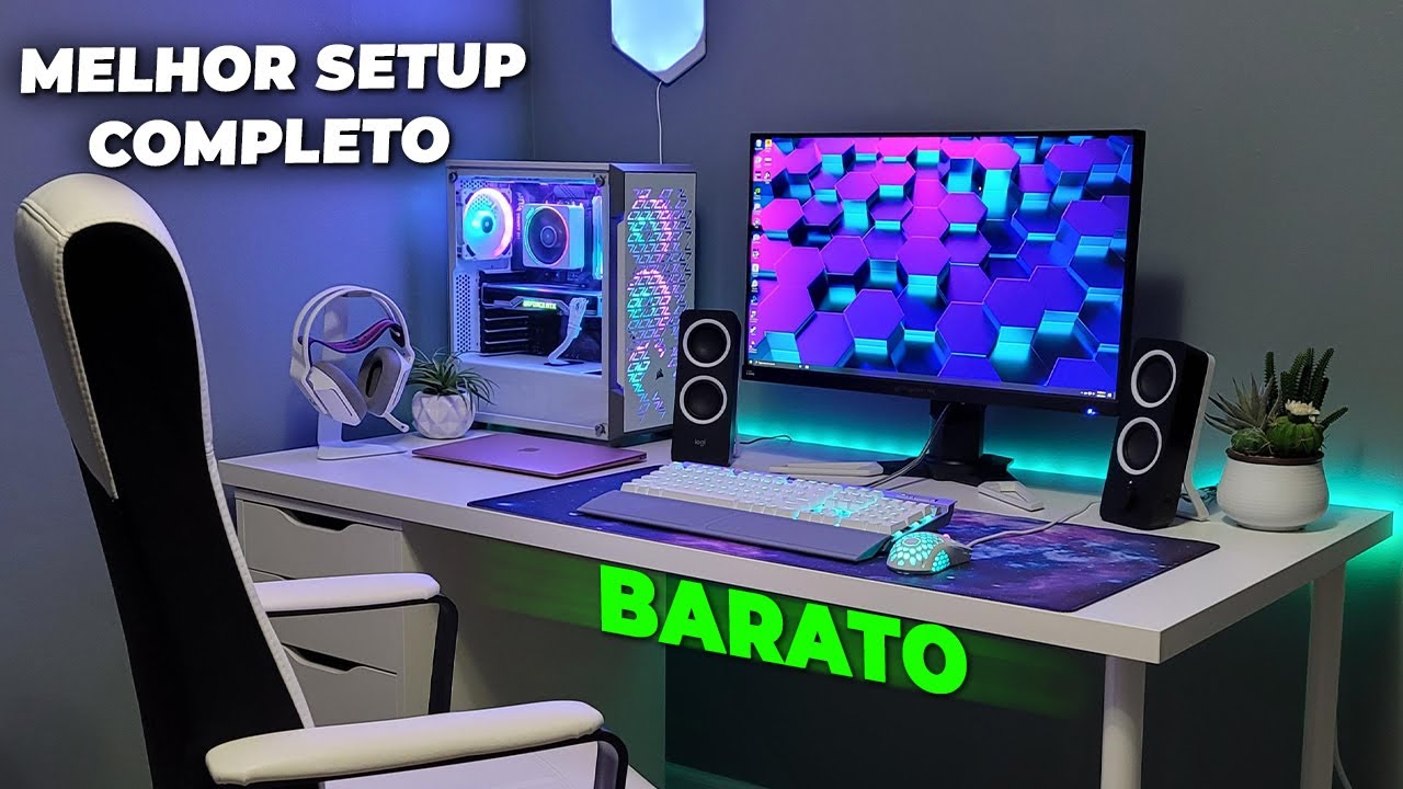 MELHOR SETUP GAMER Completo Barato Custo Benefício de 2023 Gastando ...