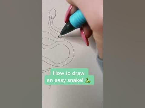 How to Drawing Snake - YouTube