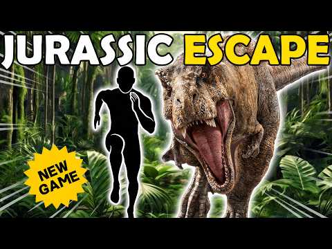 Immersive Interactive Warm-up | 🦖 🚨POV JURASSIC ESCAPE RUN |Viral Challenge🌋 |Fun Workout | Exercise