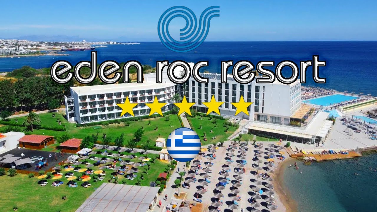 Eden Roc Resort Hotel Rhodes Greece All Inclusive - YouTube