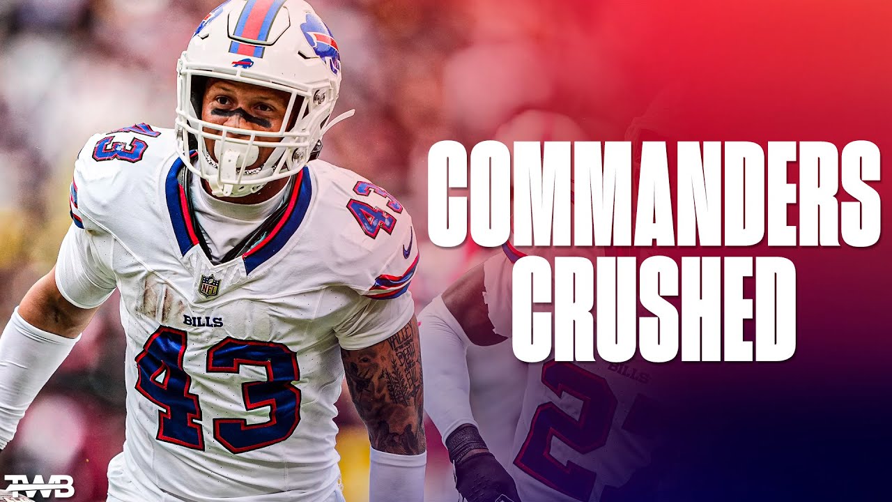 The Buffalo Bills Crush the Commanders: Week 3 Recap - YouTube