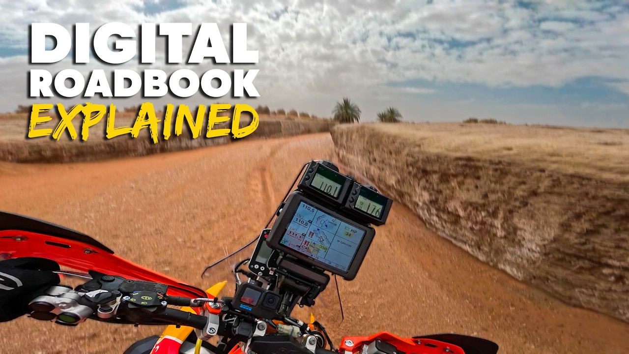 How to read a Dakar Rally Digital Road Book - YouTube