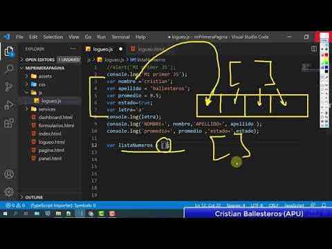 JavaScript mostrar mensajes variables arrays estructuras de if else switch for do while PARTE 2/ ...