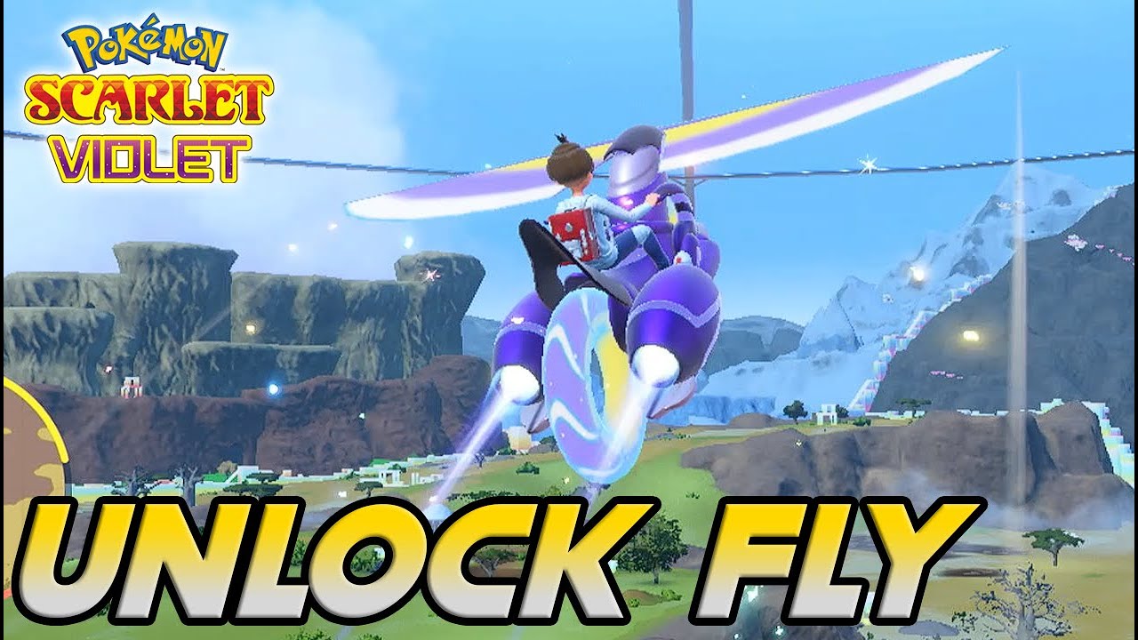 HOW TO UNLOCK FLY ABILITY in Pokemon Scarlet and Violet INDIGO DISK - YouTube