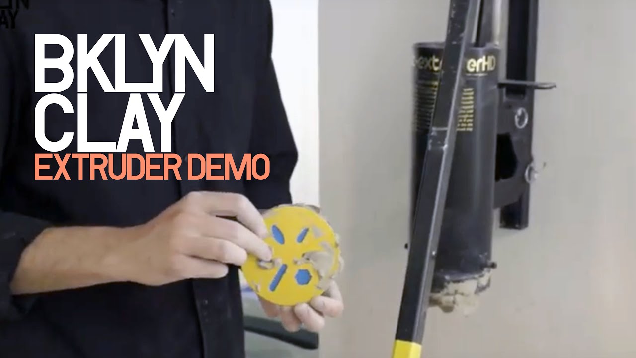 Extruder Demo with Gustav Hamilton, BKLYN CLAY Co-Studio Manager - YouTube