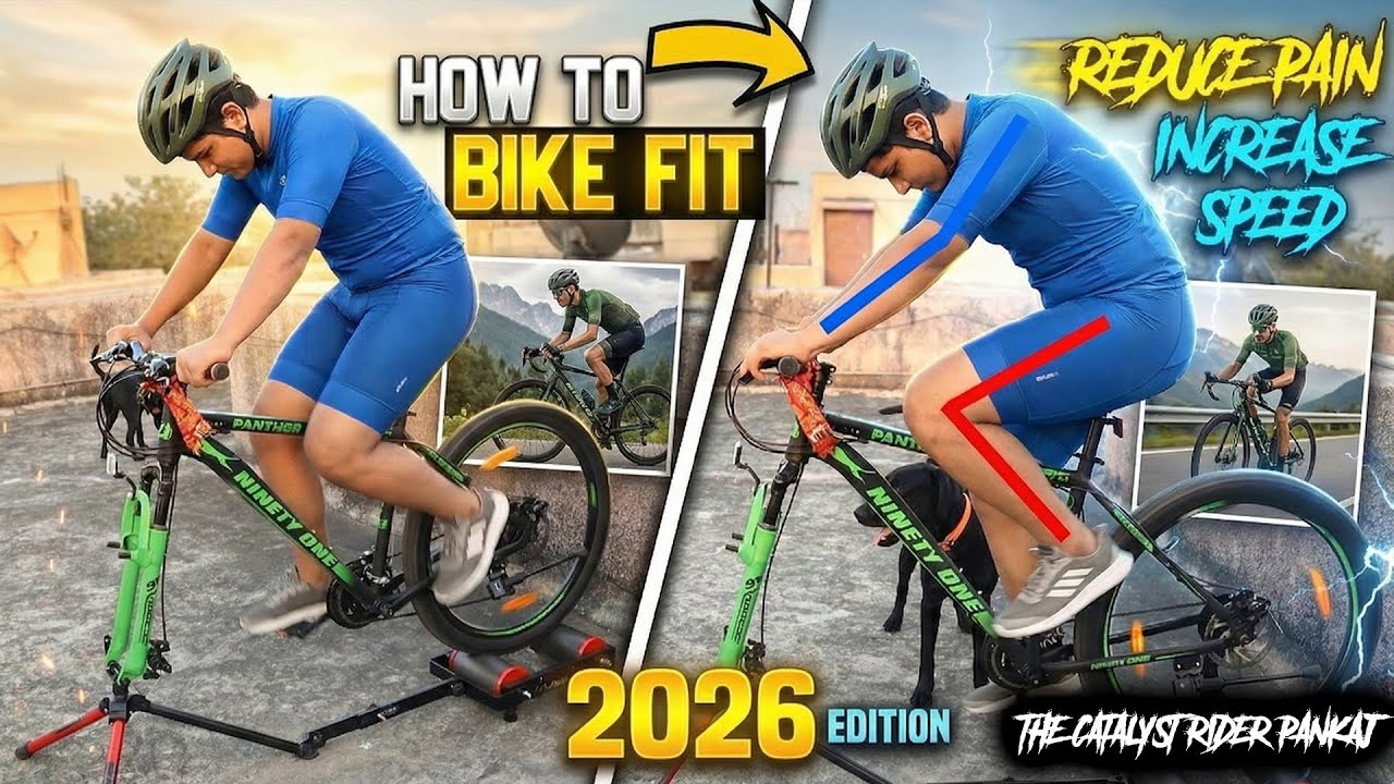 How To Do A Mountainbike/Hybrid/Road Bike Fit | Bike Fit At Home ...