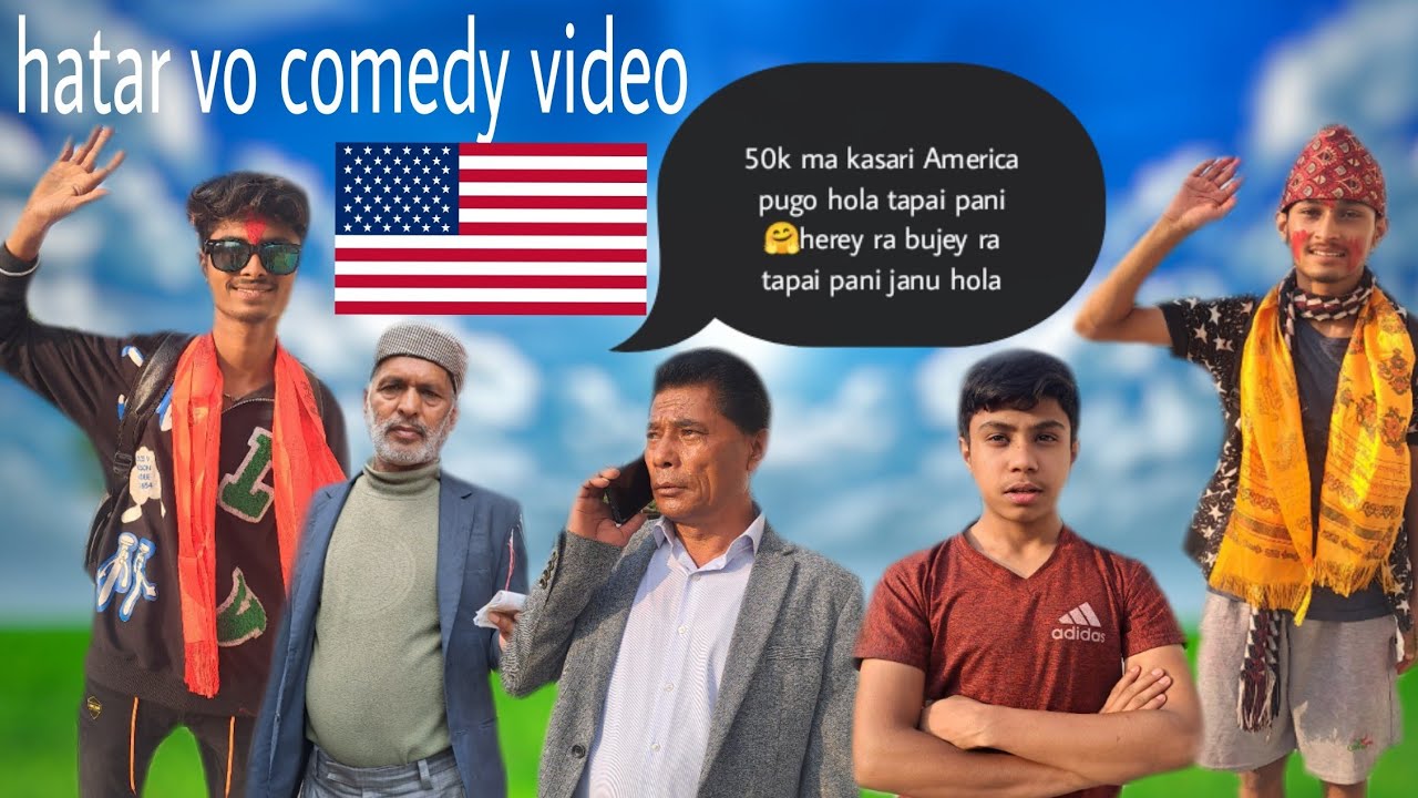 Sunil Ghimire new YouTube comedy video Dhaka topi video Episode _12 50k ma kasari #America pugo ...