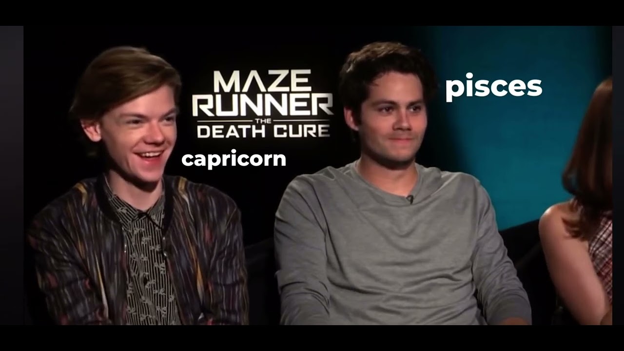 Maze runner zodiac signs #mazerunner - YouTube