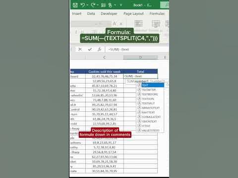 Excel SUM with Text Split: Master Data Analysis! | #excel #exceltips #excellaze #account # ...