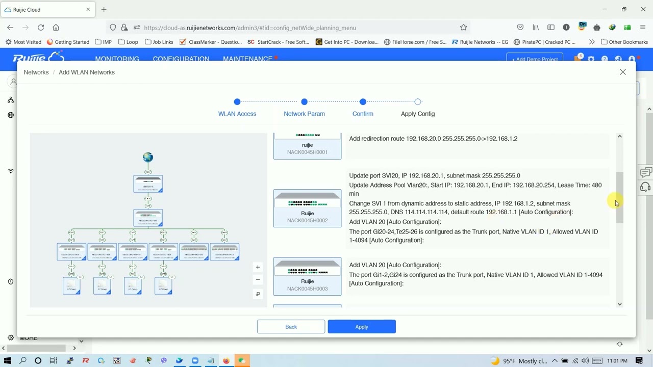Ruijie Cloud မှာ Demo Project ကို သုံးပြီး Auto-Configured Network ...