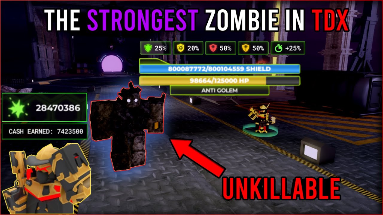 Creating The STRONGEST Zombie And Making INFINITE MONEY | Roblox Tower ...