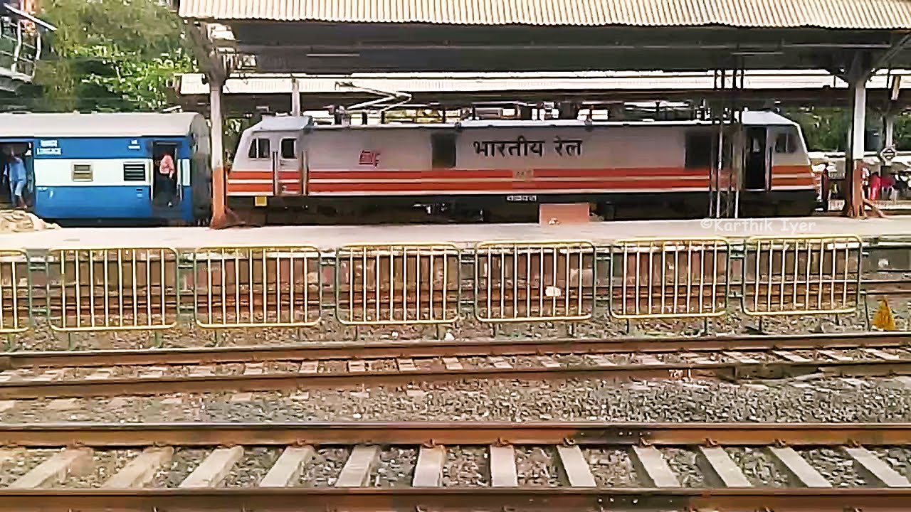 Sayaji Nagari Express Departs & Gujarat Express Waits For Signal At ...