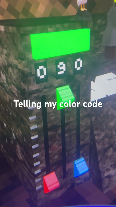 Telling my color code - YouTube