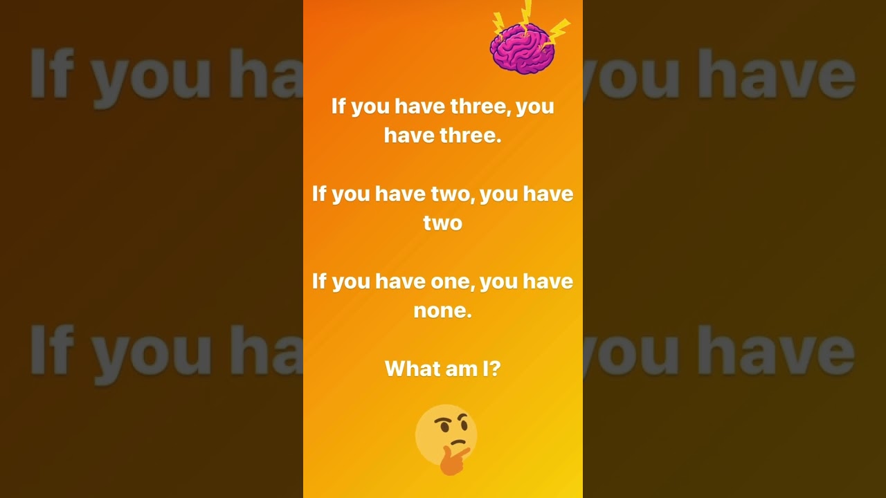 The worlds hardest riddle! Can you solve it? - YouTube