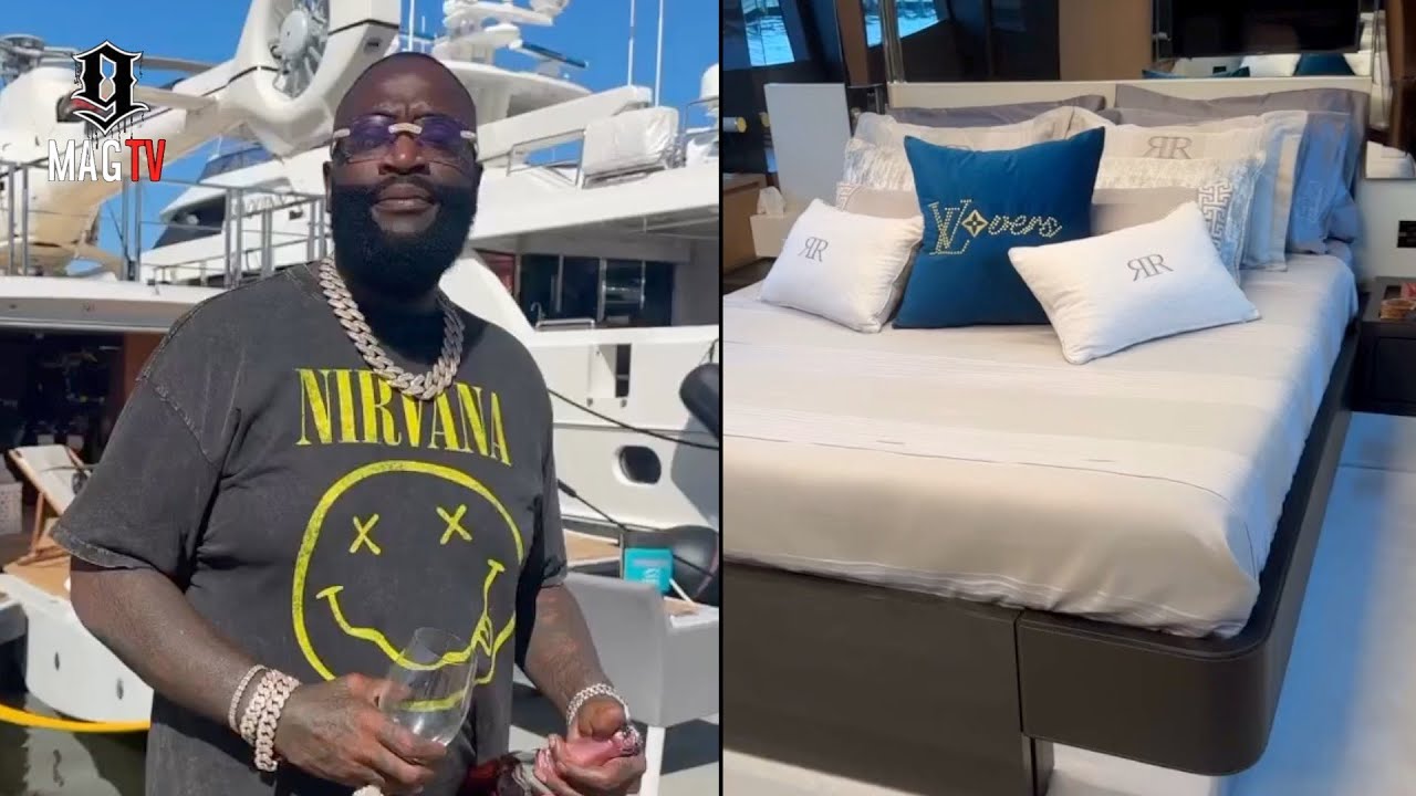 Rick Ross Shows Off The Bedroom On His Yacht He Doesn't Even Use! 🛥 ...