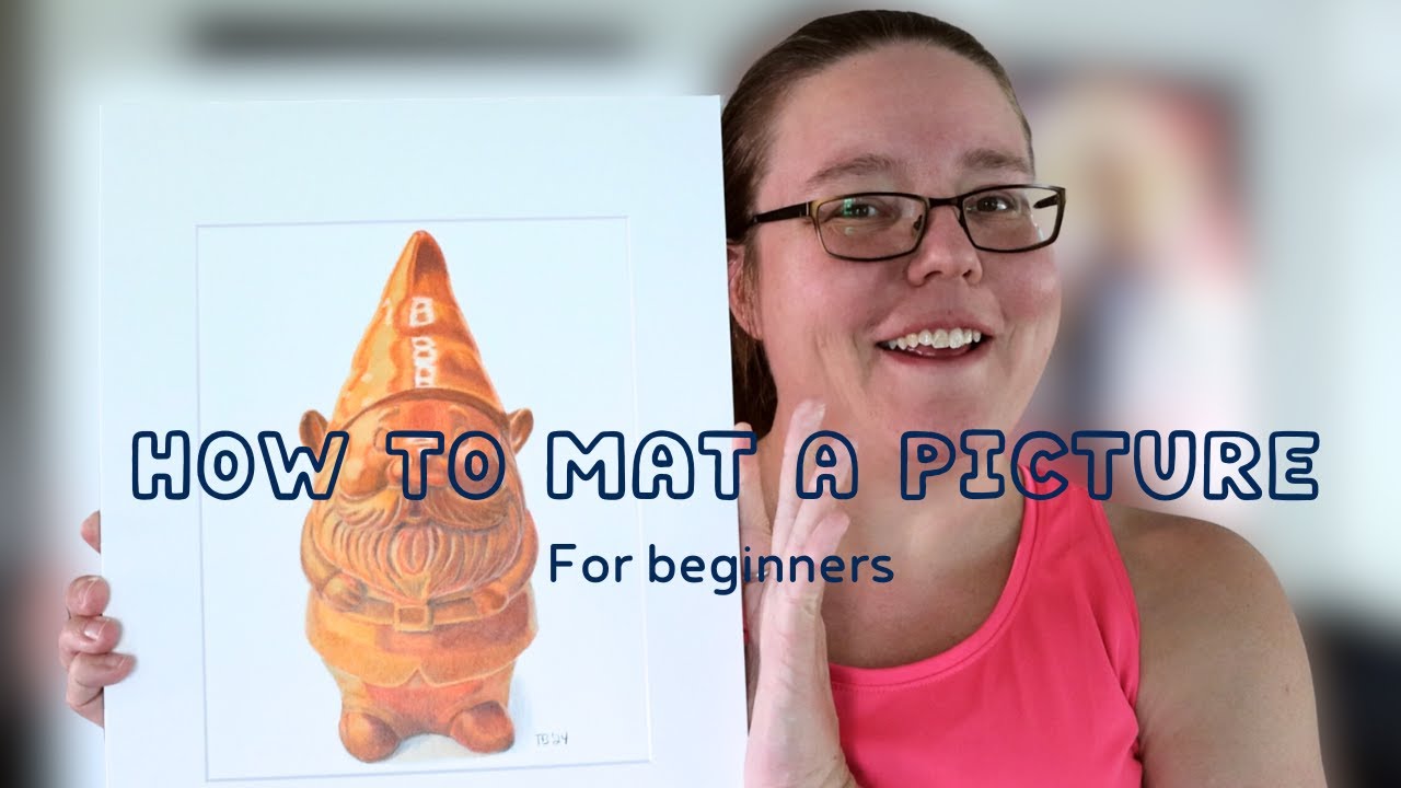 How to Mat a Picture for Beginners - YouTube