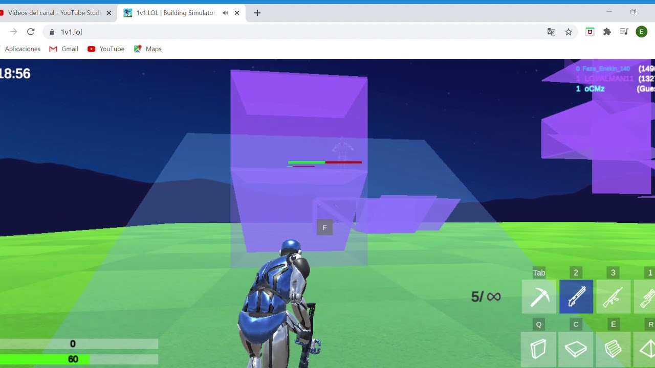1v1 LOL Building Simulator, Battle Royale & Shooting Game Google Chrome ...