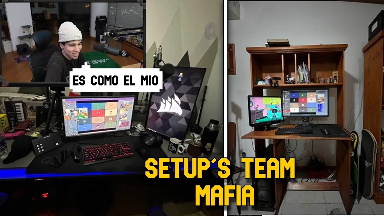 TEAM MAFIA MUESTRA SUS SETUP´S 💻💲- DEDSAFIO 3 - YouTube