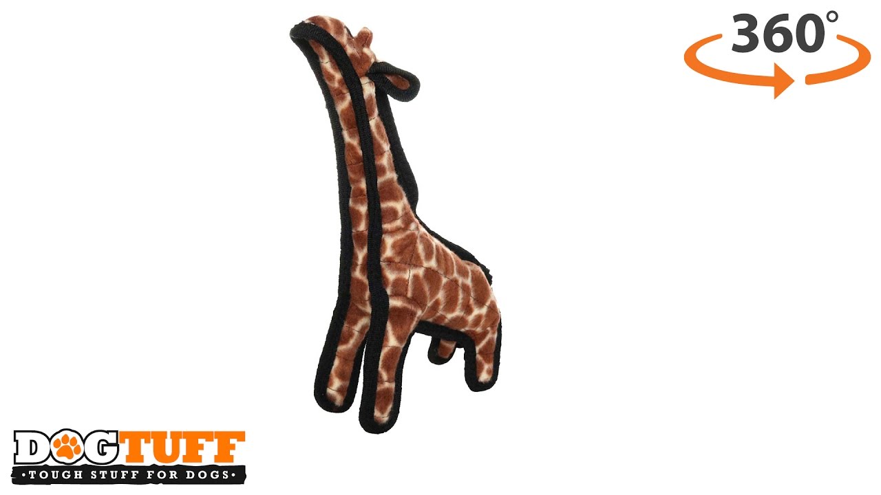 Tuffy's Girard the Giraffe JR Dog Toy - DogTuff - YouTube