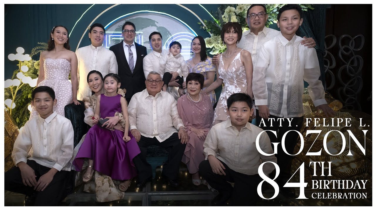 ATTY. FELIPE L. GOZON 84TH BIRTHDAY CELEBRATION - YouTube