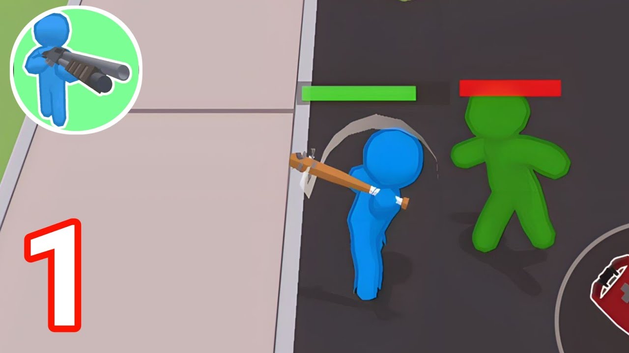 Zombie Rush : Parkour Survival - Gameplay Part 1 Stick Man Parkour iOS ...