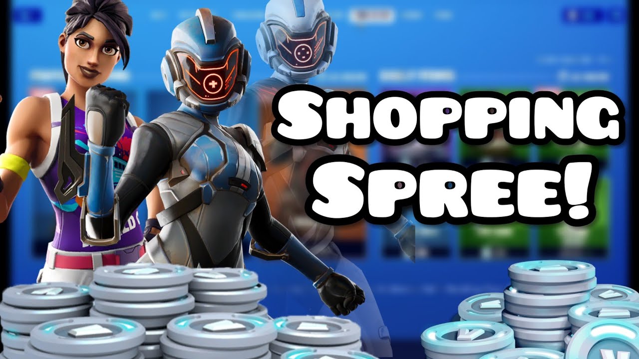 Fortnite Shopping spree! (5,000+ V-Bucks) - YouTube