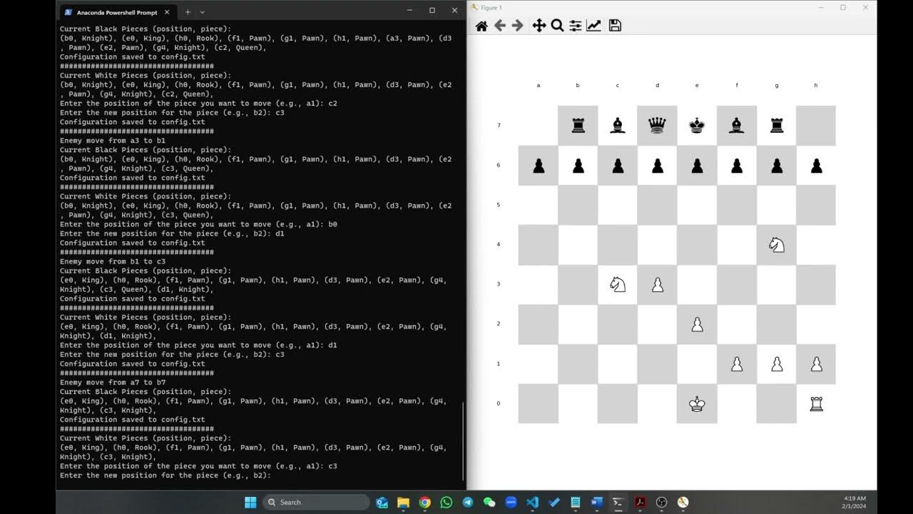 Player vs AI Chess Game - YouTube
