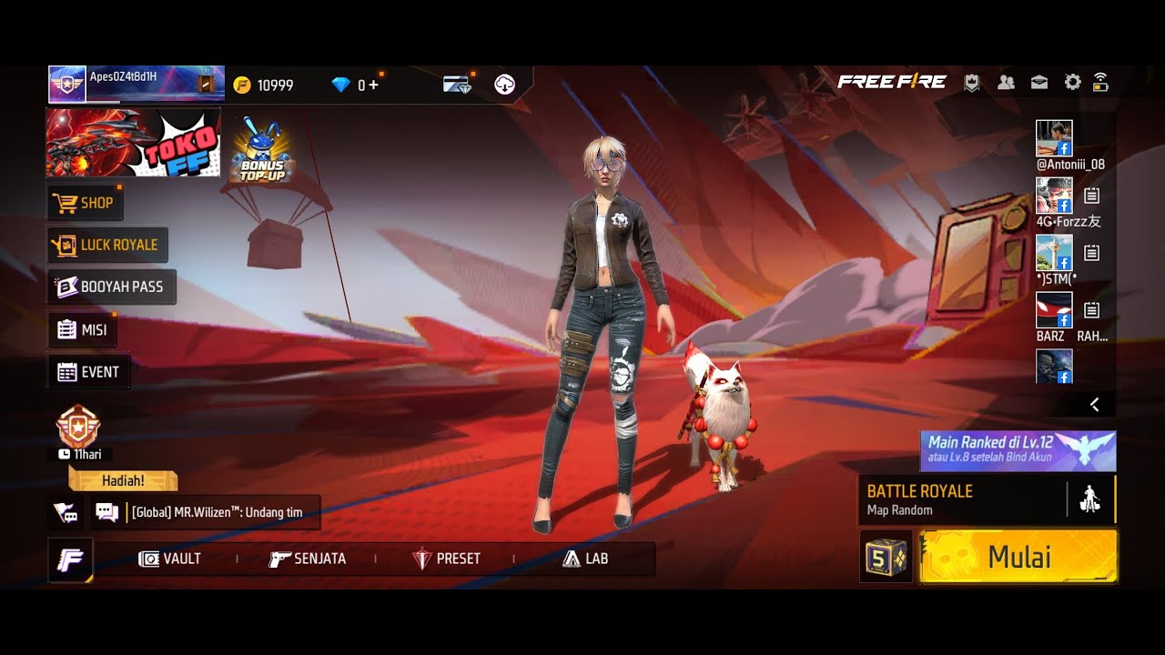 Main Api Gratis Lagi || free fire indonesia👍 Good stream | Playing ...