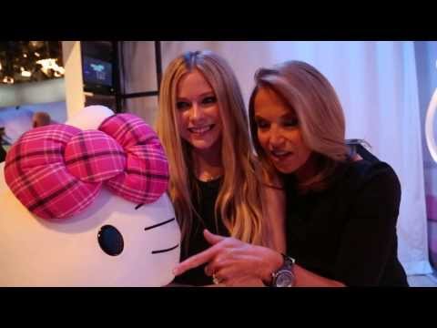 Avril Lavigne & Katie Couric Backstage 06/11/2013