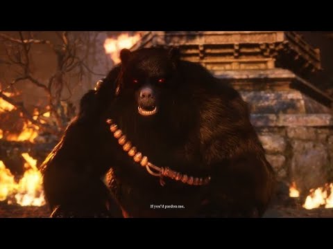 Black Myth: Wukong - Yaguai King: Black Bear Gaui Boss Fight Defeated ...