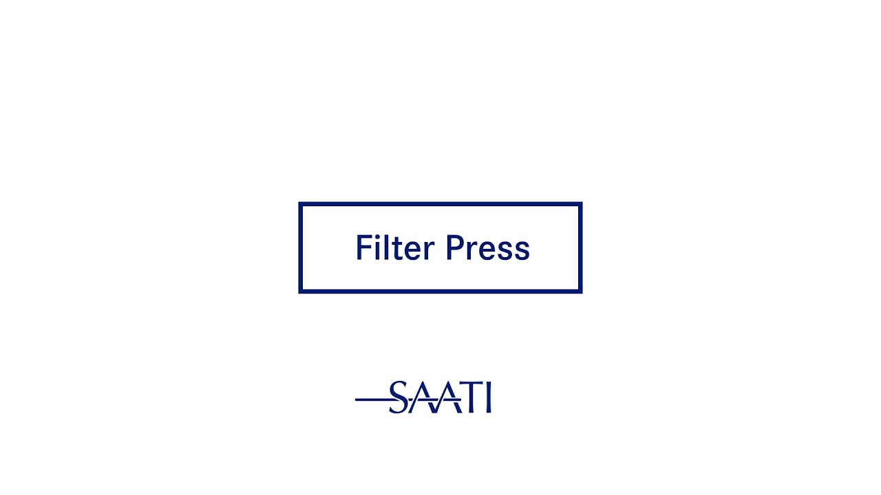 SAATI Solutions for Filter Presses - YouTube
