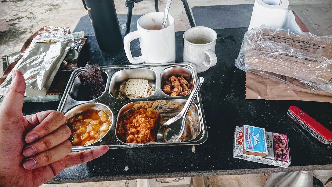 First time trying US Army MRE Menu 15 Mexican Style Chicken Stew - YouTube