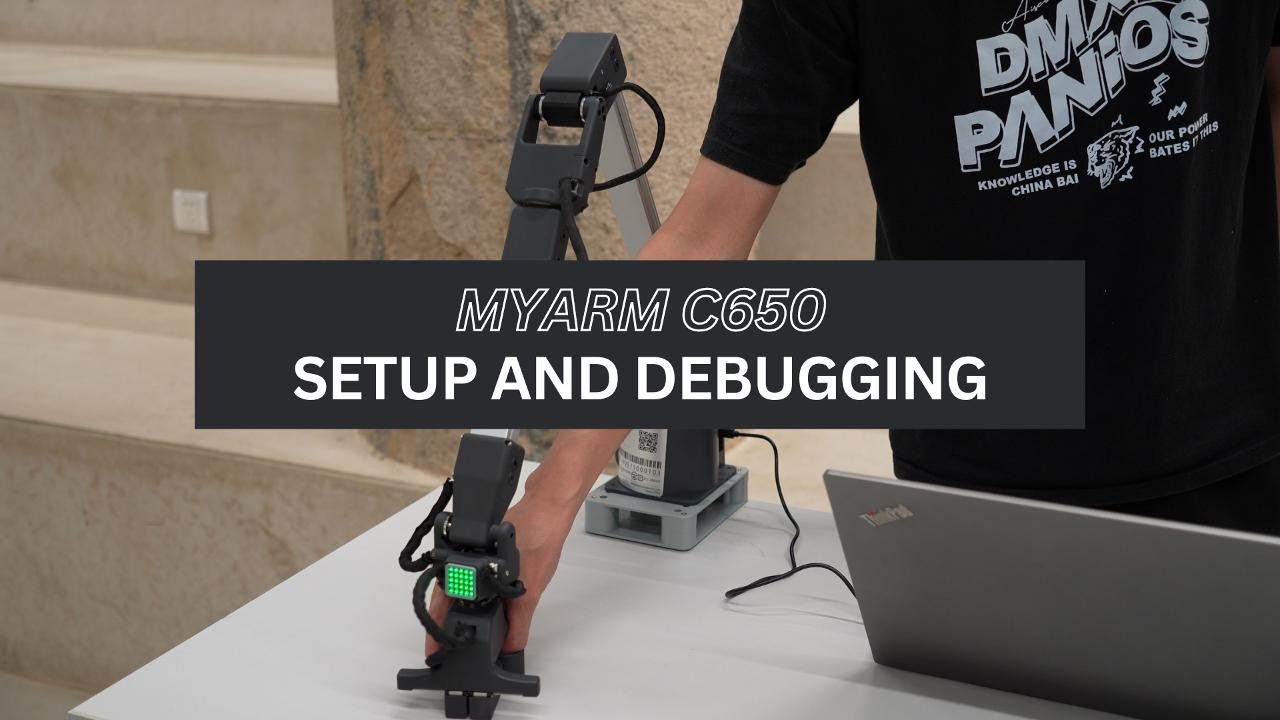 myArm C650 | Dive into the Step-by-Step Guide: Setup and Debugging - YouTube