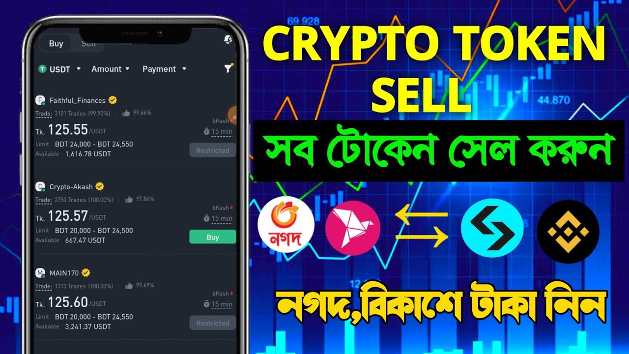 Major Token sell. crypto all token sell। বিকাশ নগদে টাকা নিন। - YouTube