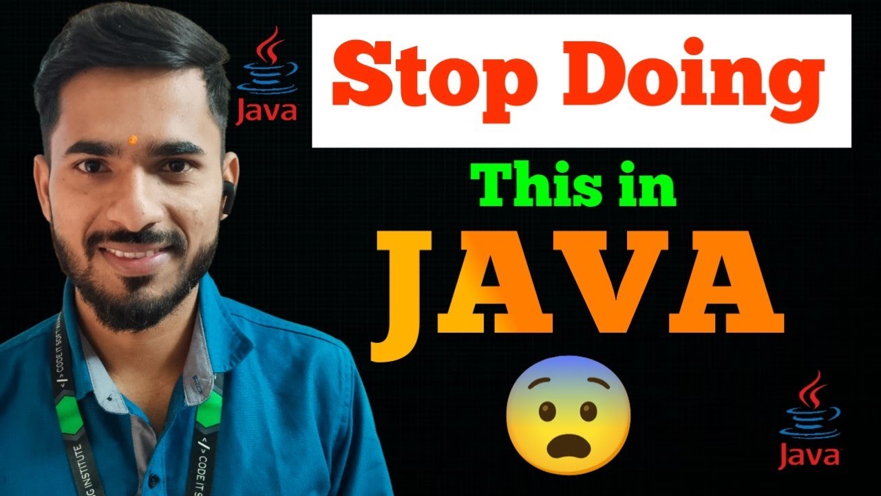 "Top 5 Mistakes Java Beginners Must Avoid (No One Tells You ) " - YouTube