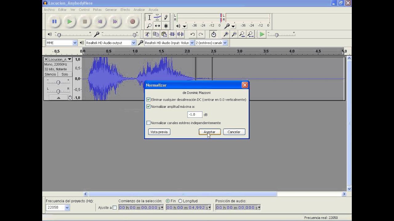 Audacity #08 – Crear efecto de reverberación - YouTube