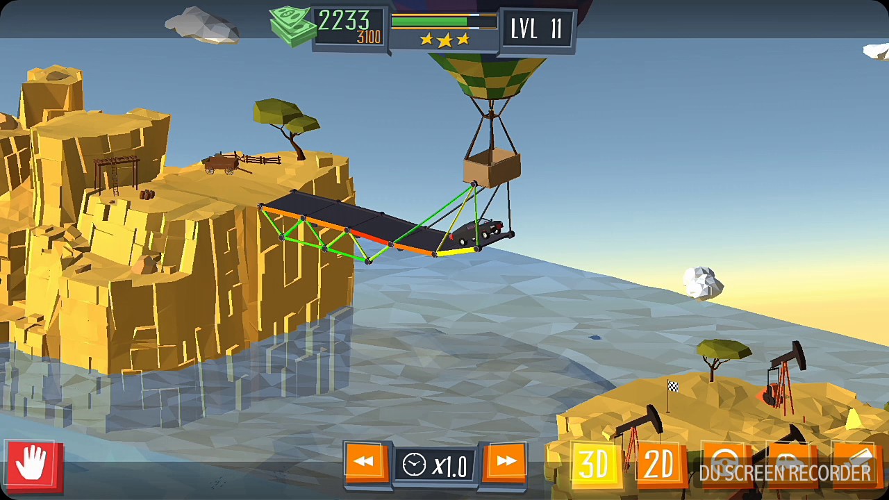 Build a bridge - gameplay level 11, 12, 13, 14, 15, 16, 17, 18, 19, 20 ...