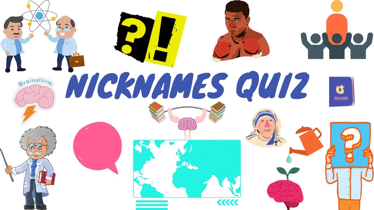 Nicknames Quiz | Test your Knowledge on Famous Personalities | Learn ...