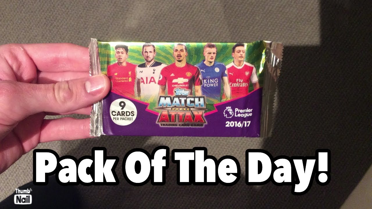Pack of the Day #24 | Match Attax 16/17 Premier League Pack! - YouTube