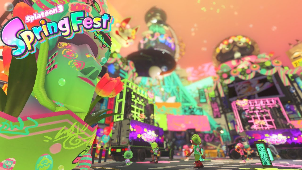 Spring Fest 2024 - Splatfest Stroll (Day 1) - YouTube